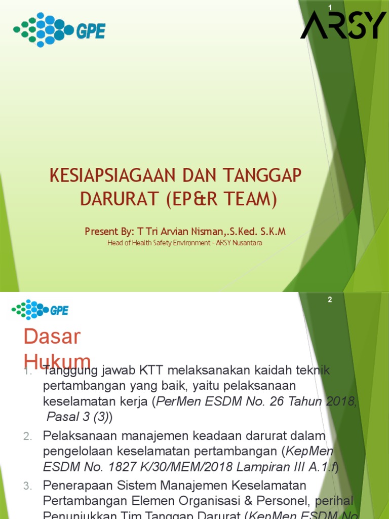 Materi ERT GPE Show | PDF