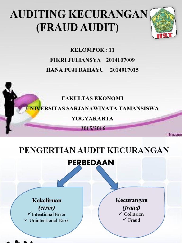 Ppt. Bab 11 Audit Kecurangan | PDF