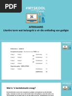 Poëtiese Begrippe | PDF