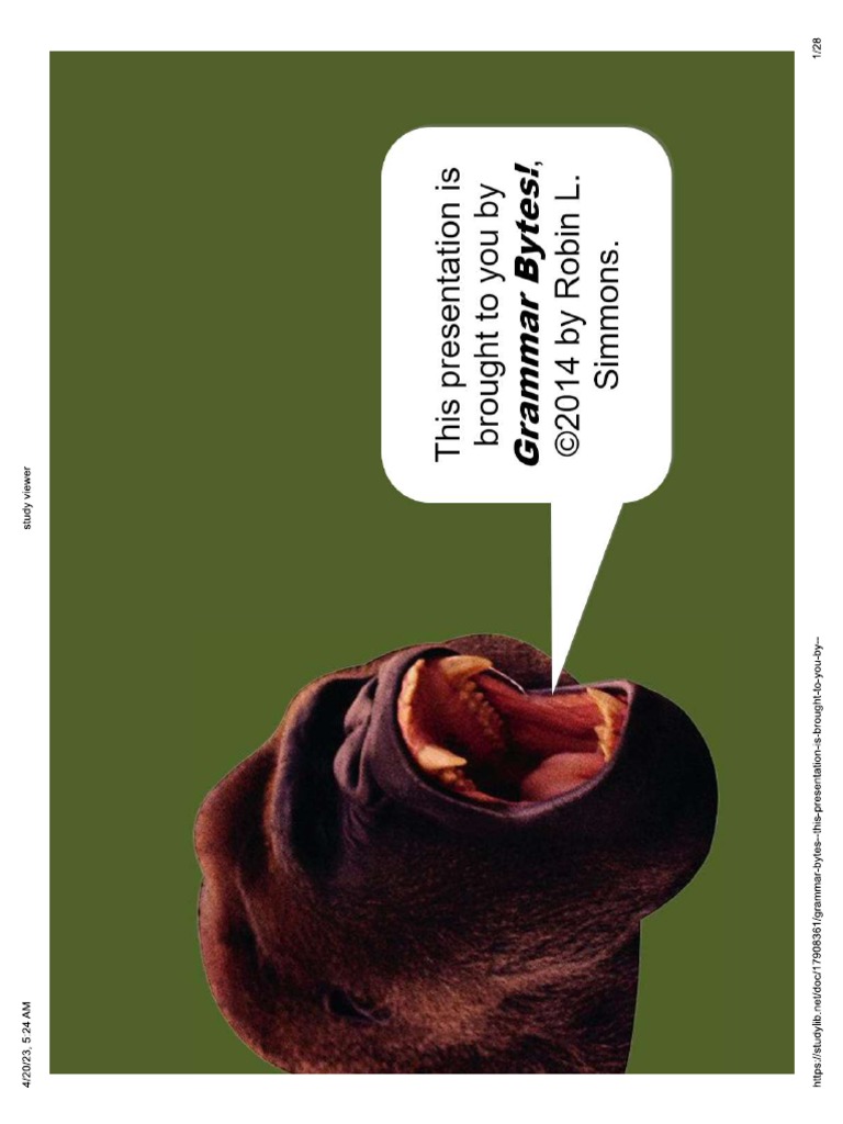Grammar Bytes | PDF