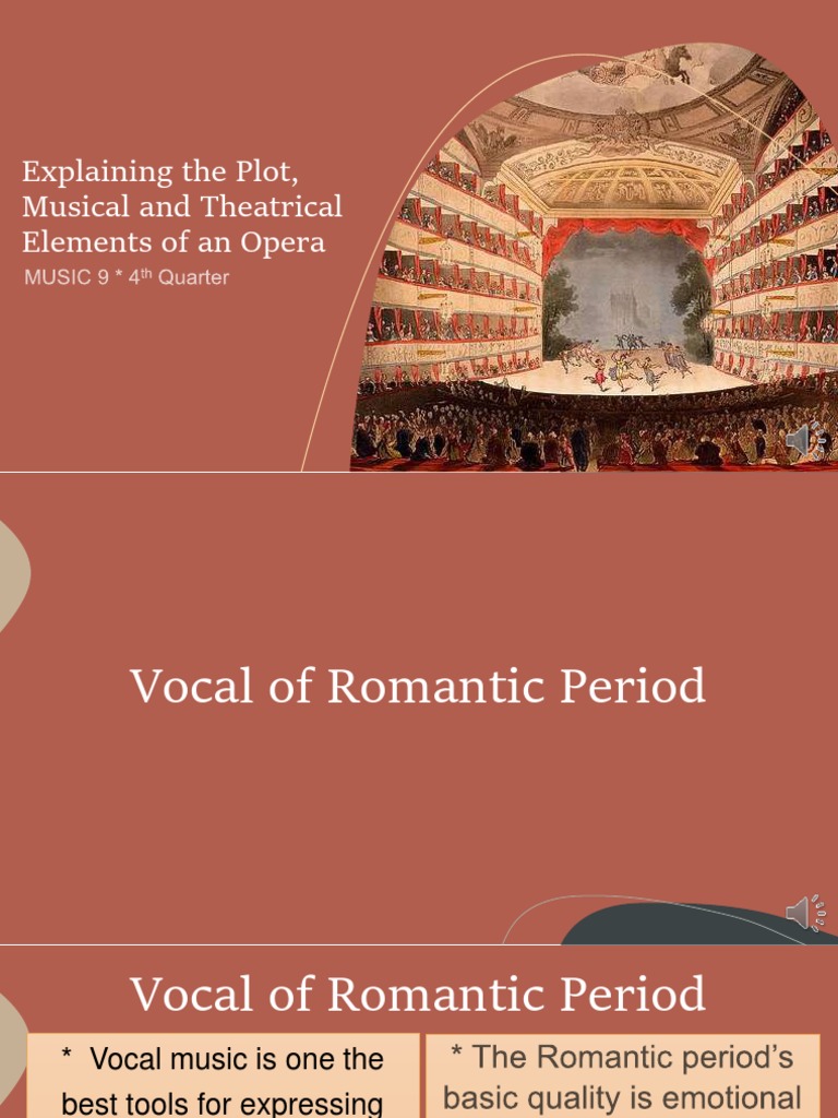 Opera Elements and Romantic Vocal Music | PDF