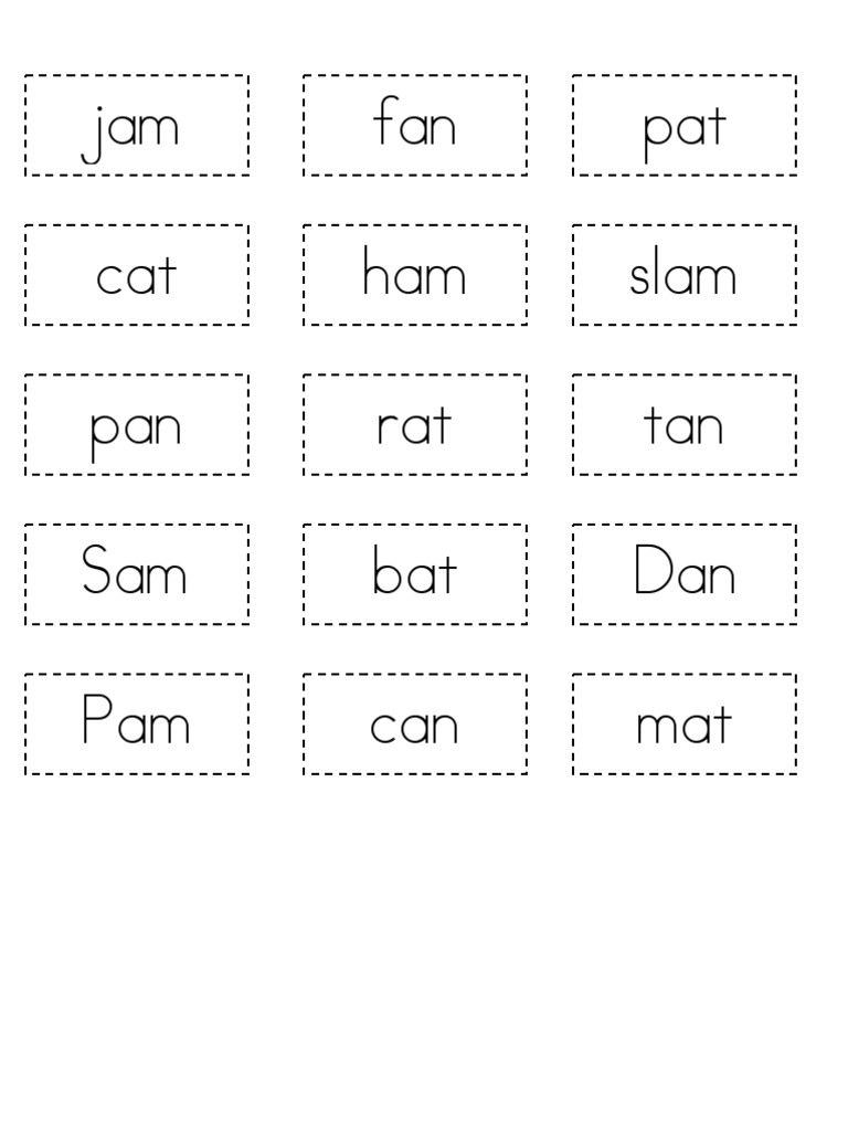 Word Family Sorting Activity | PDF