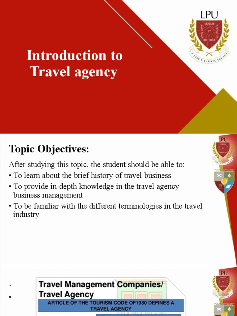 TRAVEL AGENCY PRELIM TOPICS-compressed | PDF | Travel Agency | Tourism