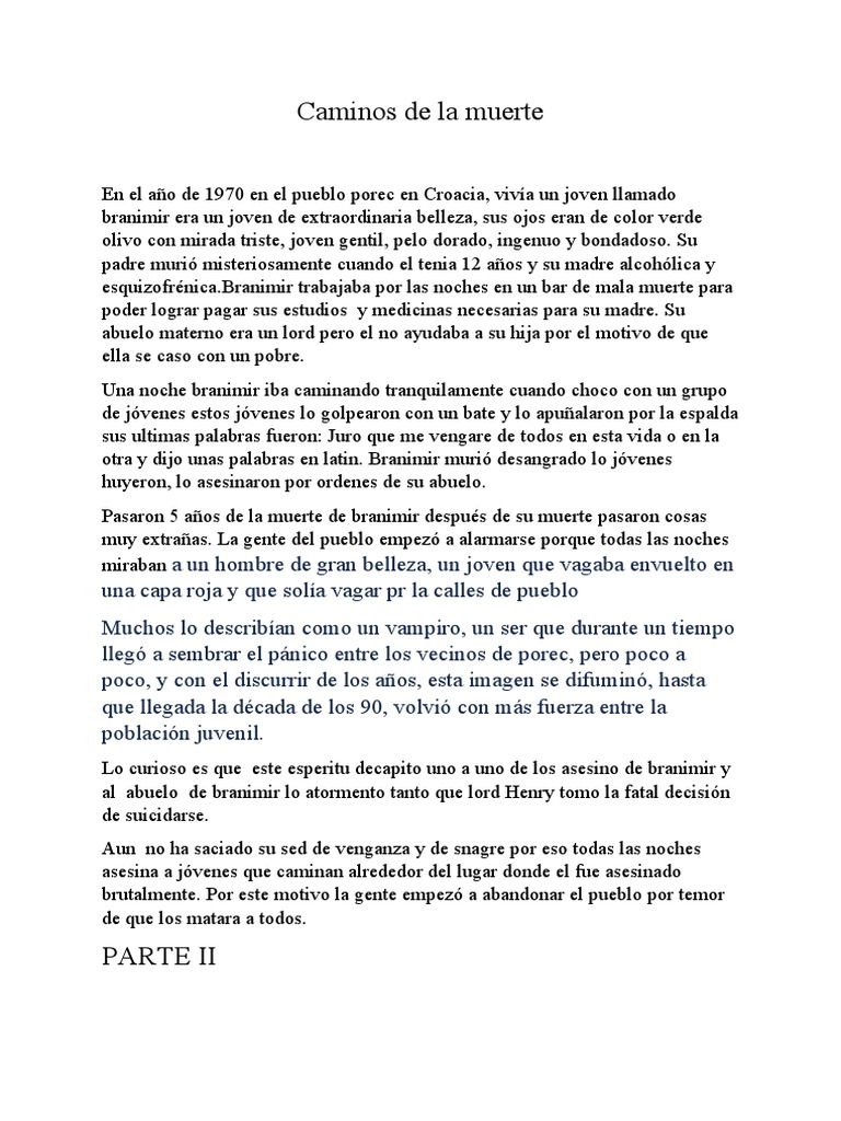 Caminos de La Muerte | PDF