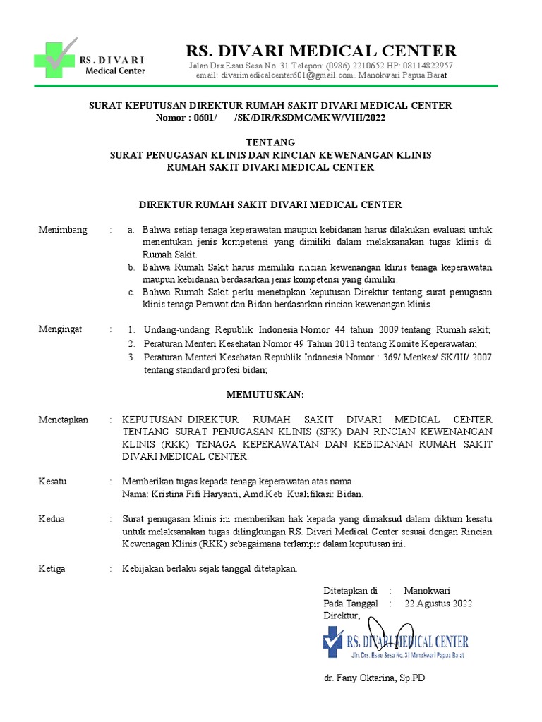 SPK & RKK (Kristin) | PDF