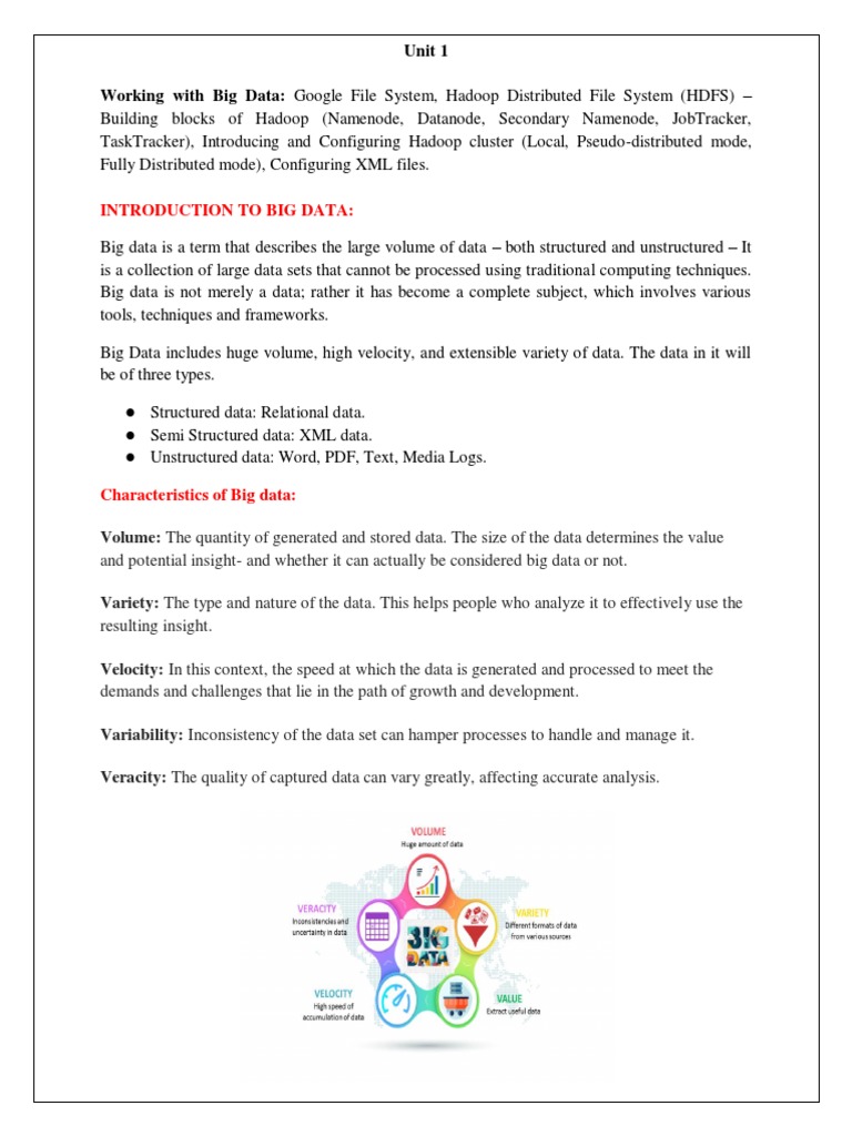 Bda Unit 1 Pdf Computers 