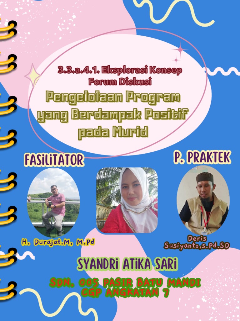 Forum Diskusi Program Panen Raya Siswa | PDF