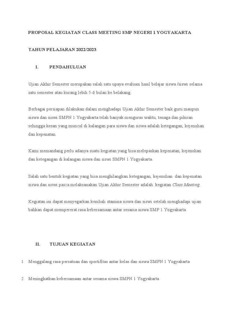 Contoh Proposal | PDF