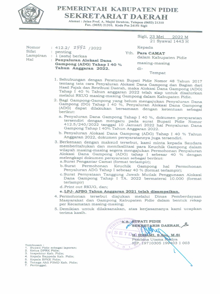 Penyaluran Adg THP I 2022 | PDF Penyaluran Adg THP I 2022 | PDF