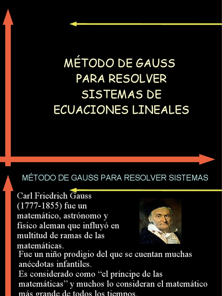 Método de Gauss | PDF