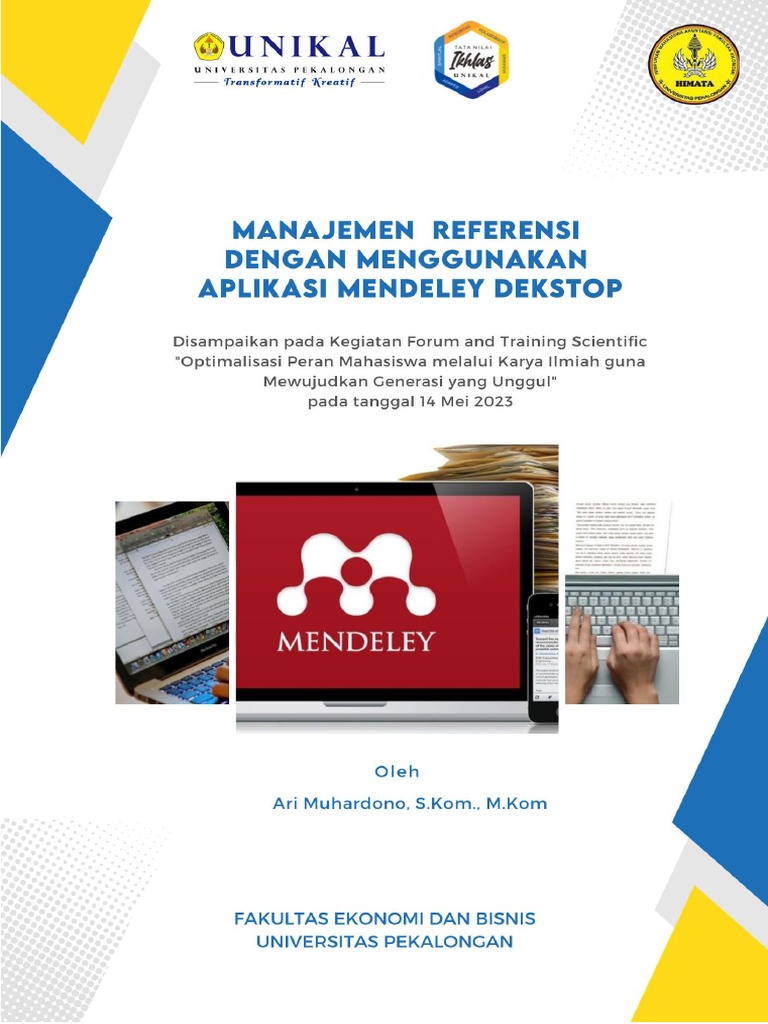 Buku Pelatihan Mendeley-Ari M | PDF