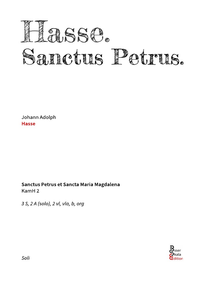 Mea Tormenta Properate - Hasse | PDF