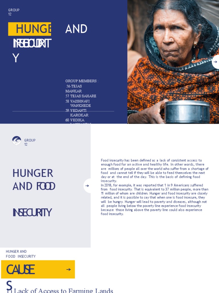 Hunger and Food Insecurity | PDF
