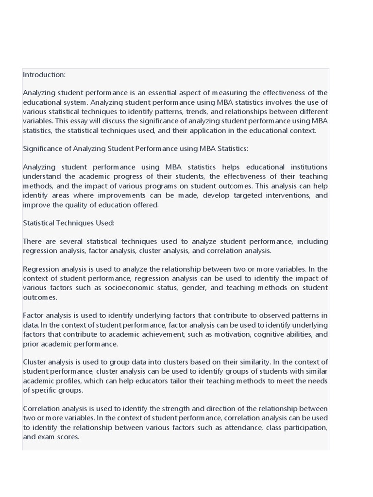 College Principles Mba Stats | PDF | Statistics | Factor Analysis