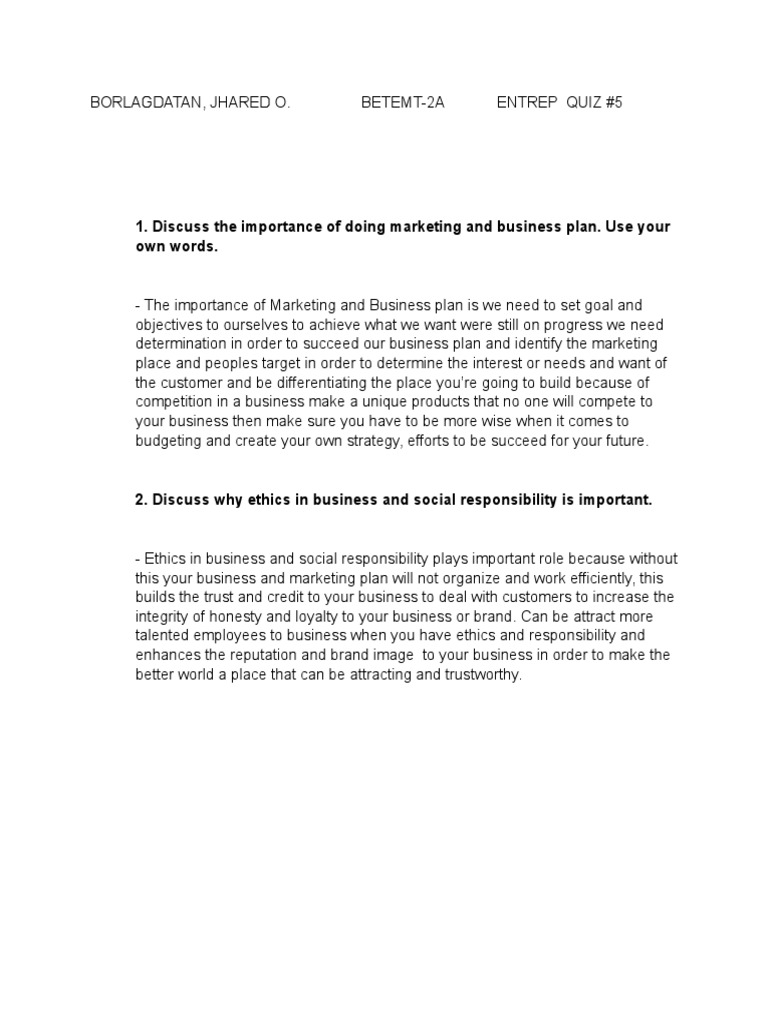 Borlagdatan - Quiz 5 | PDF | Business | Finance & Money Management