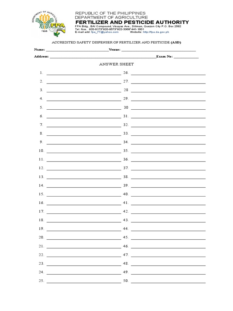 2.-Answer-Sheet | PDF