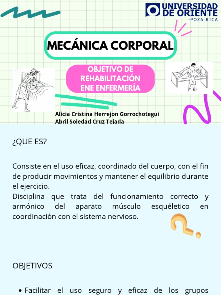 Mecánica Corporal | PDF