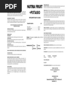 Ficha Tecnica Nitro Xtend XP K S | PDF | Fertilizante | Nutrientes