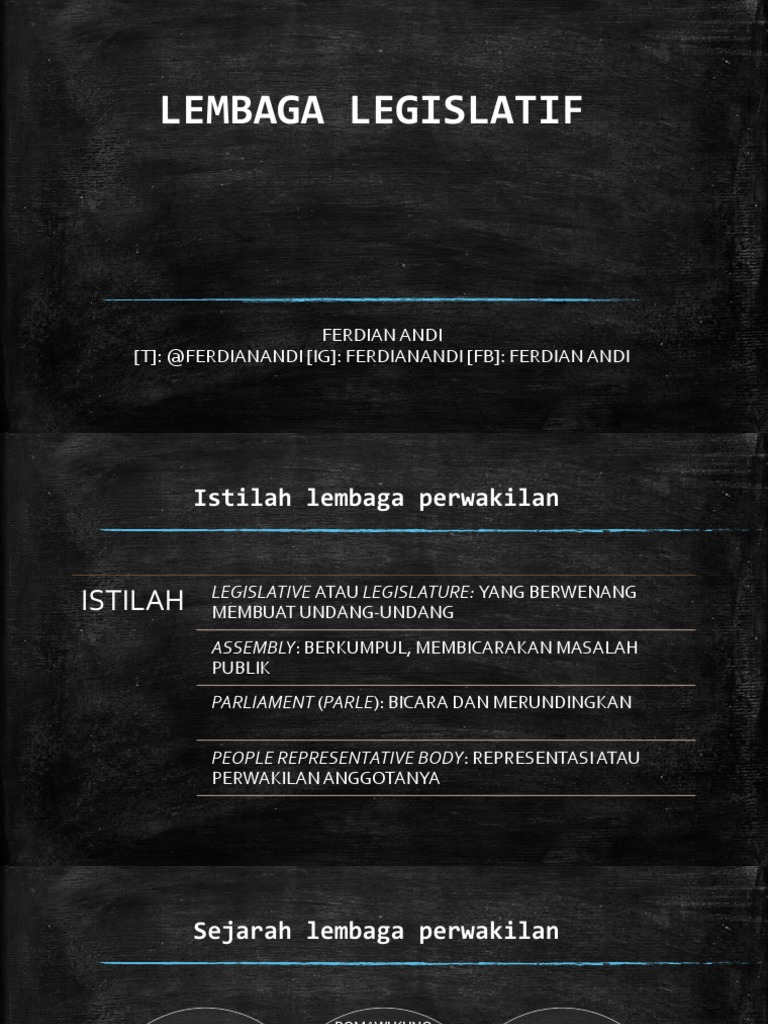 Lembaga Legislatif Pdf 