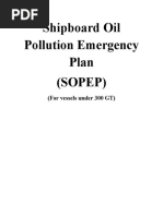 SOPEP Manual Overview and Guidelines | PDF | Ships | Emergency Management
