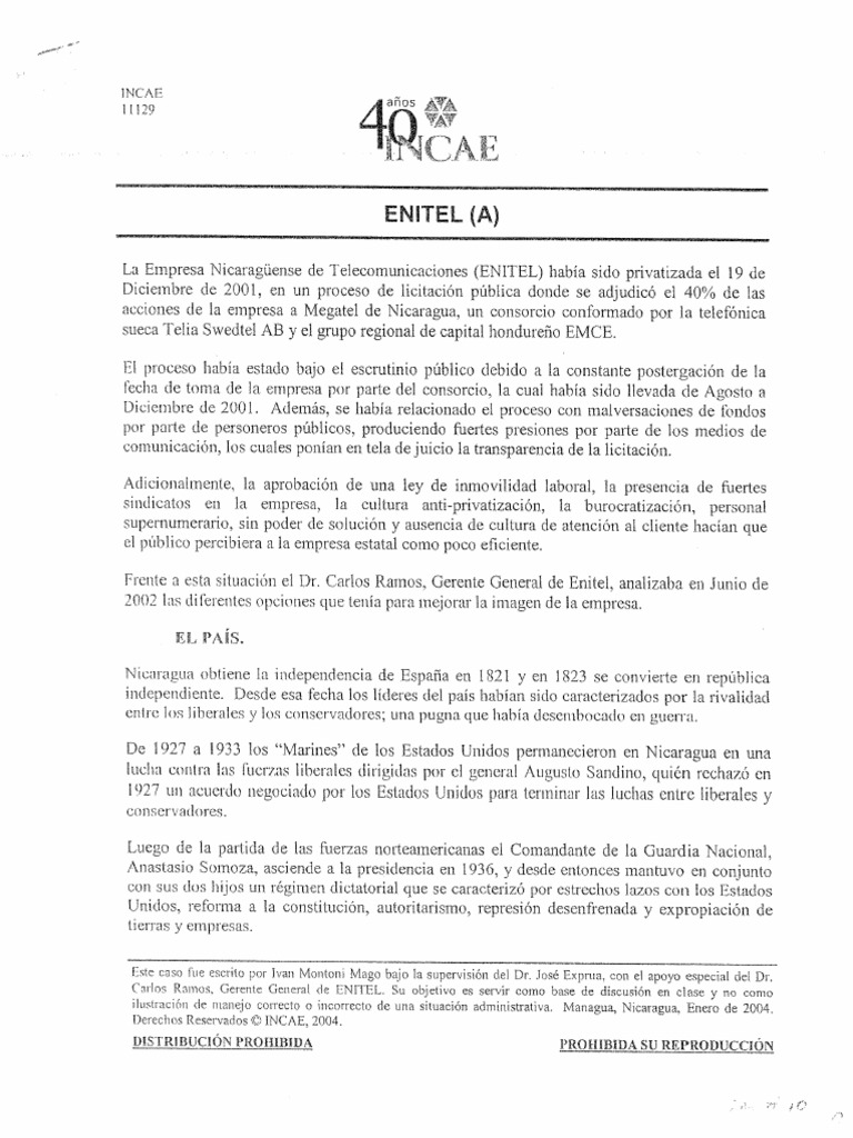 Caso Enitel A 2023 | PDF