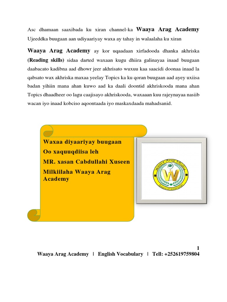 English Vocabulary PDF Book. | PDF