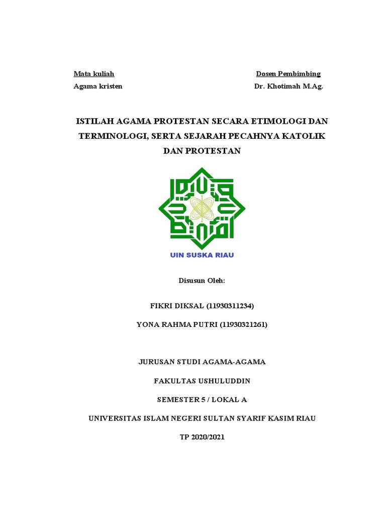MAKALAH AGAMA KRISTEN | PDF