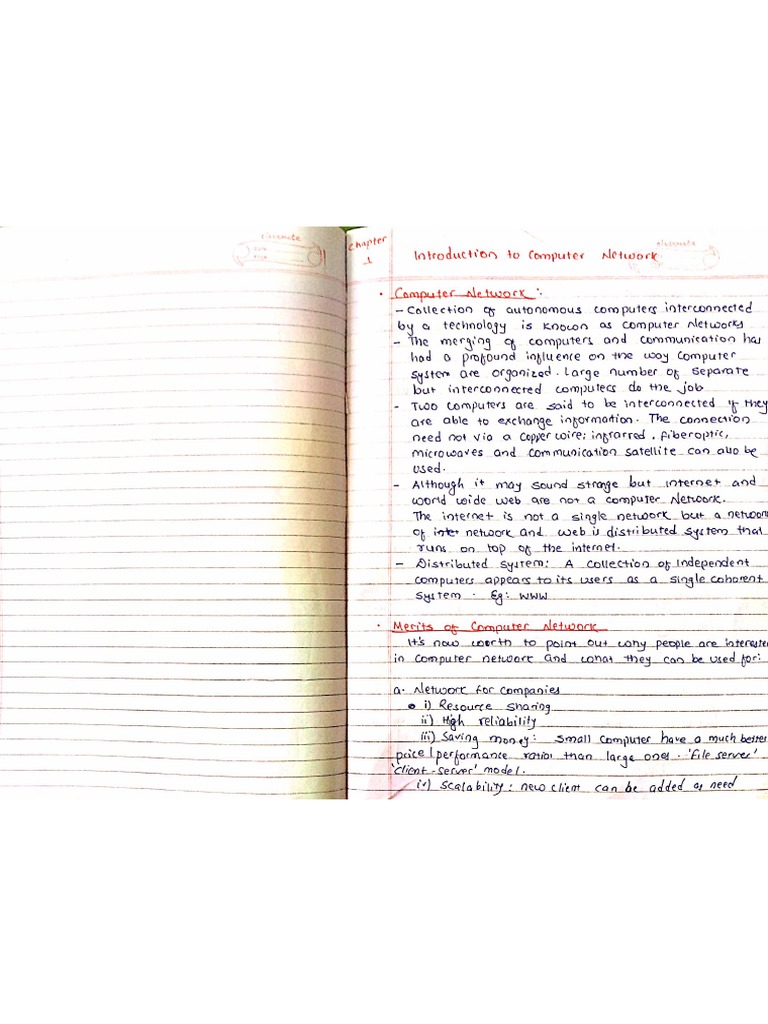 CN Handwritten Notes - Sanjay | PDF