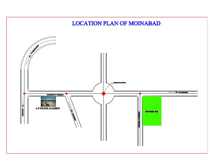 LOCATION PLAN OF MOINABAD-Model | PDF