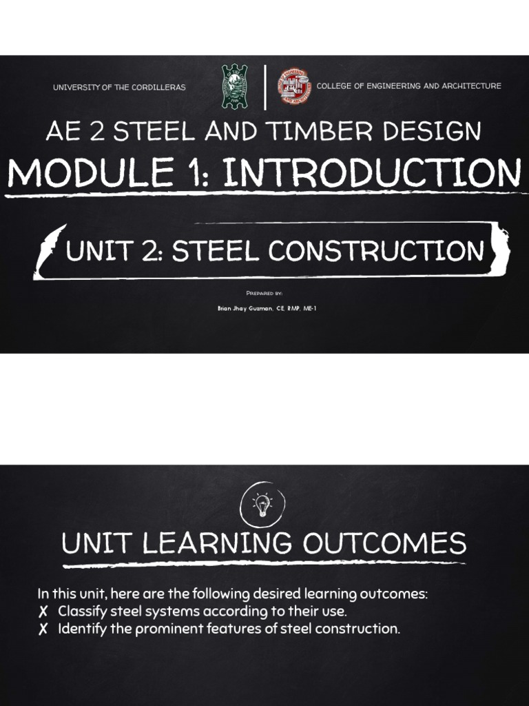 Ae 2 Module 1 Unit 2 (Steel Construction) | PDF | Civil Engineering ... Ae 2 Module 1 Unit 2 (Steel Construction) | PDF | Civil Engineering ...