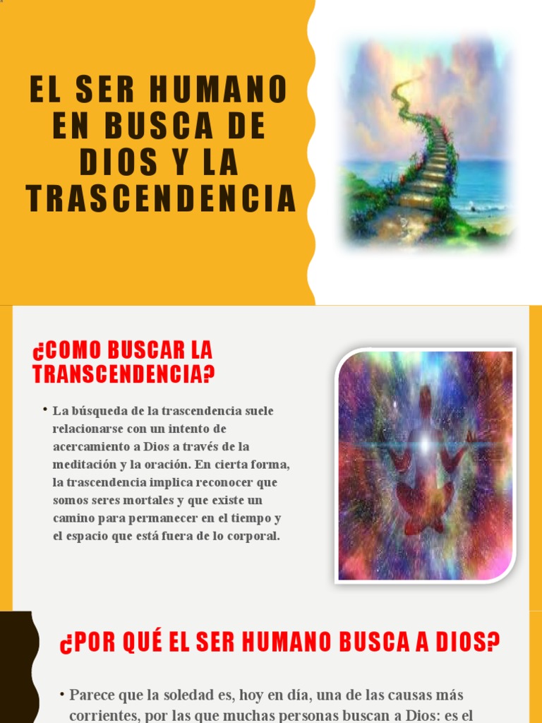La búsqueda de Dios y la trascendencia | PDF