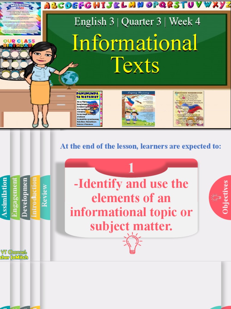 6 English 3 Q3 Week 4 - Informational Text | Download Free PDF ...