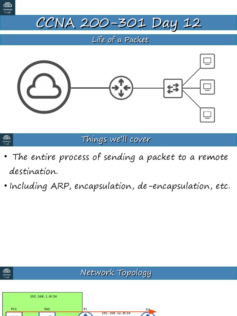 Life of a Packet in Networking | PDF | Computers