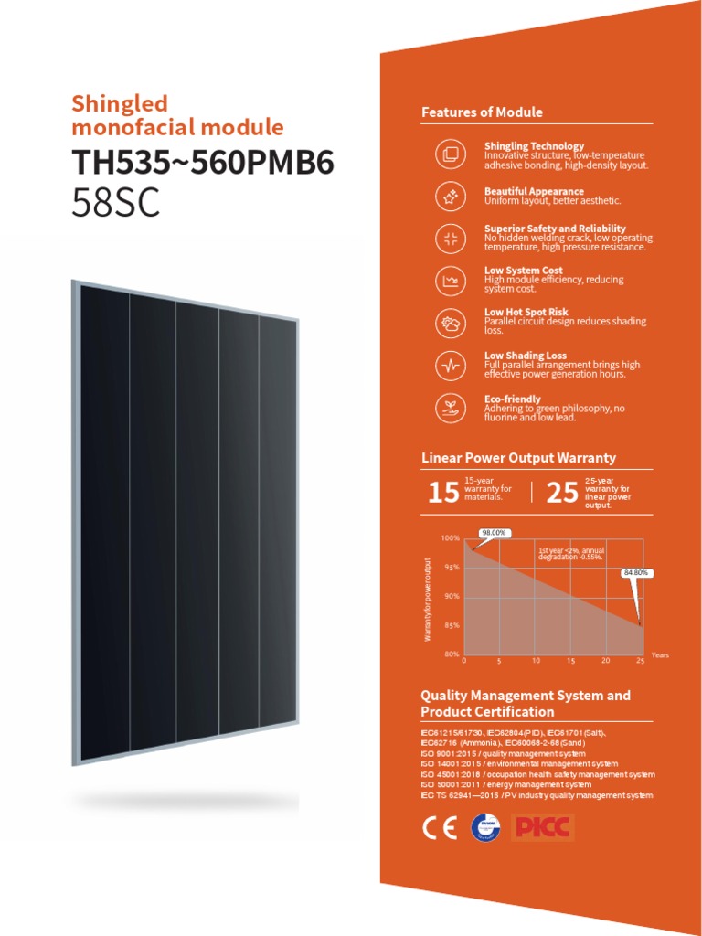 TW Solar - TH535 560PMB6 58SC - EN | PDF