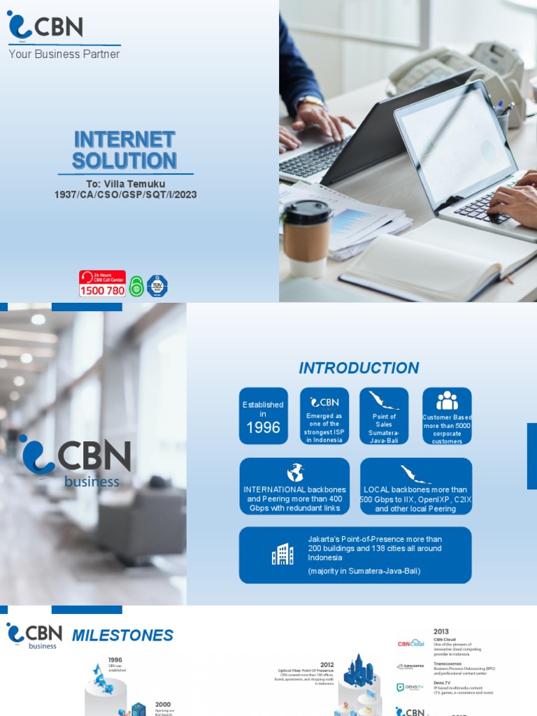 PROMO CBN INTERNET - Villa Temuku | PDF