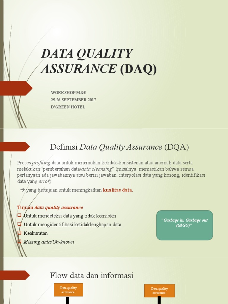 Data Quality Assurance | PDF | Bisnis