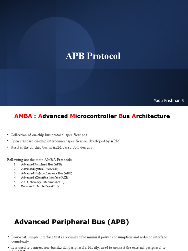 APB Protocol | PDF