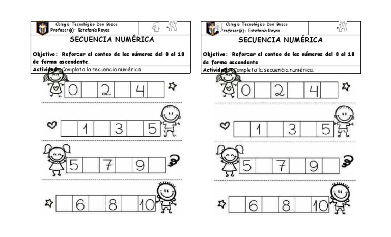 Conteo Del 1 Al 10 | PDF