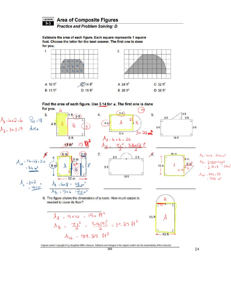 Areas and Volumes | PDF