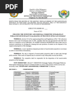 Barangay Resolution Template 1 | PDF | Government | Governance