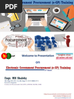 E-GP System User Manual - Procuring Entity User | PDF | Button ...