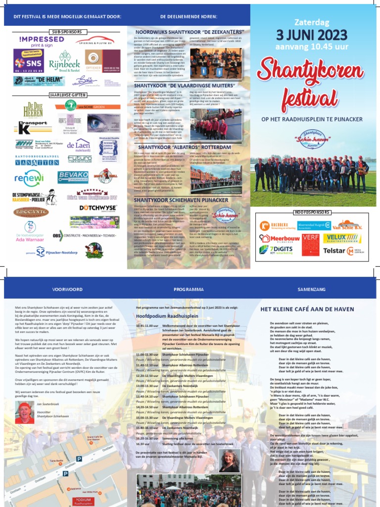 Shantykoren Festival 23 | PDF