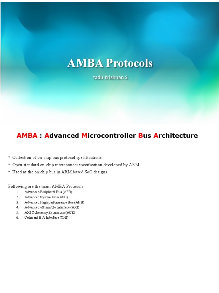 AMBA Protocols | PDF