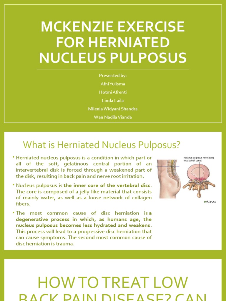 MC Kenzie Exercise For HNP | PDF | Anatomical Terms Of Motion ...