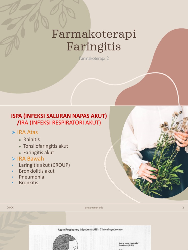 Farmakoterapi Faringitis | PDF