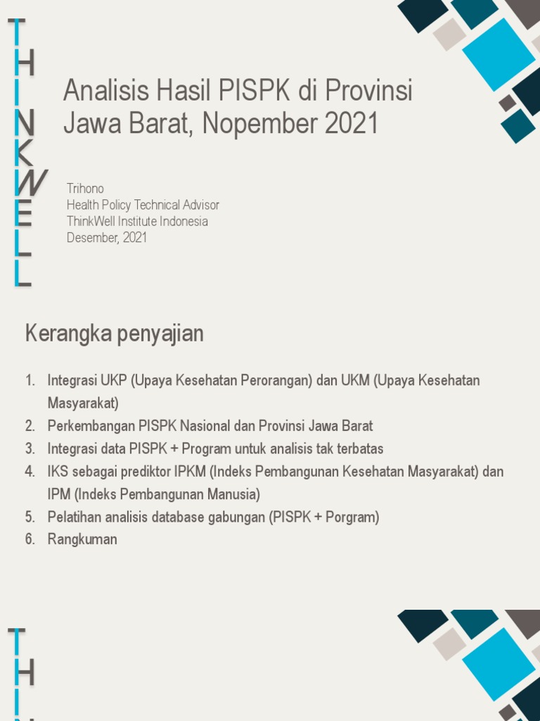 Analisis Hasil PISPK Di Jabar | PDF