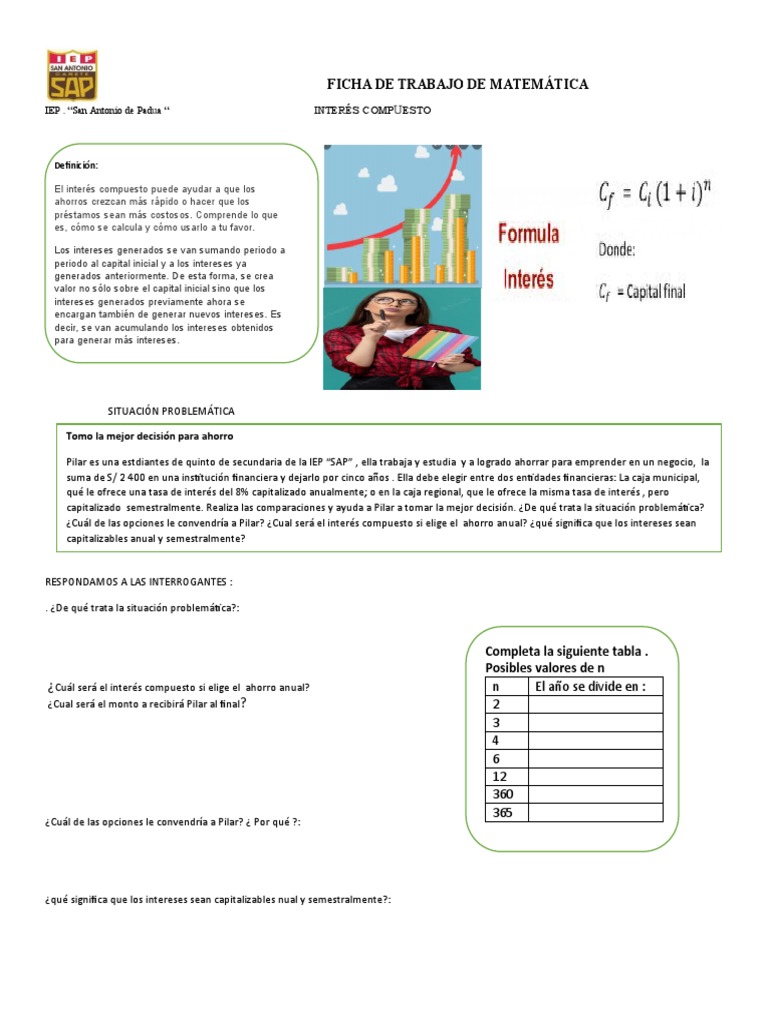 Ficha de Trabajo Sesion 2 Eda 4 | PDF