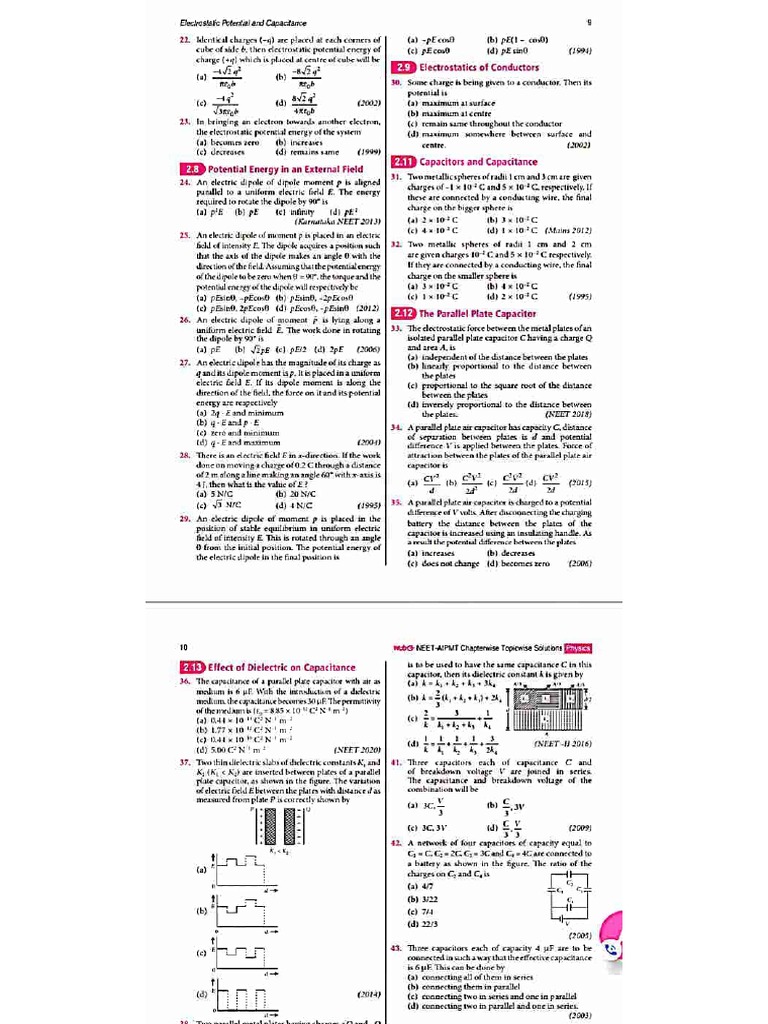 Capacitor Worksheet | PDF