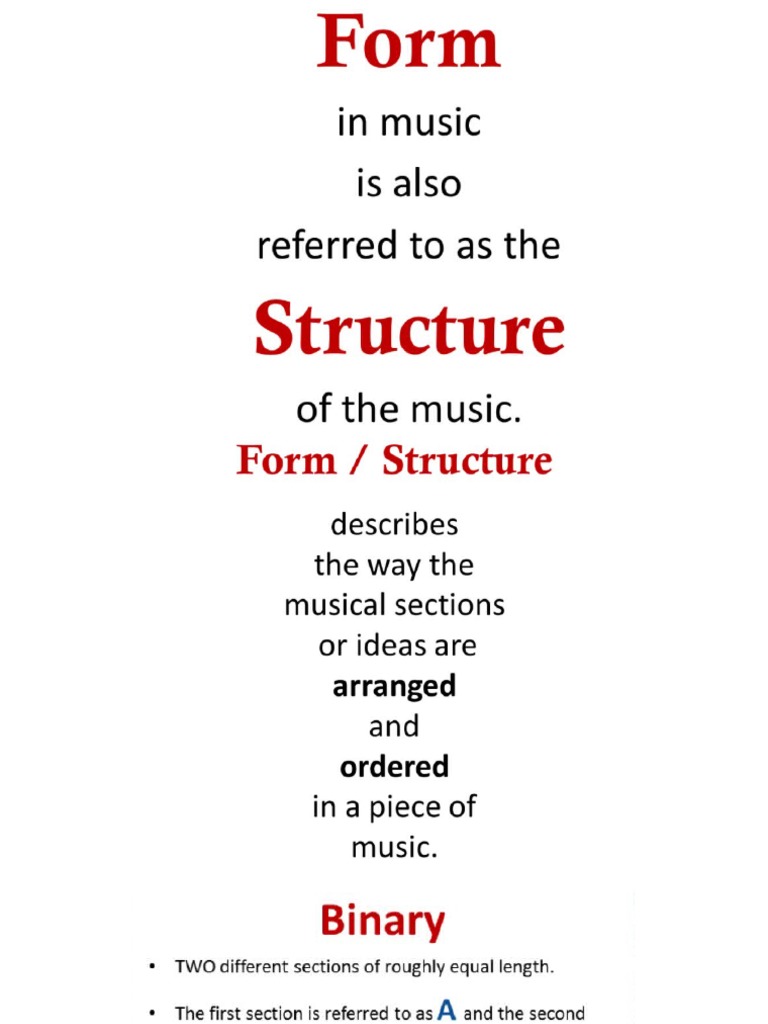 Form in Music | PDF