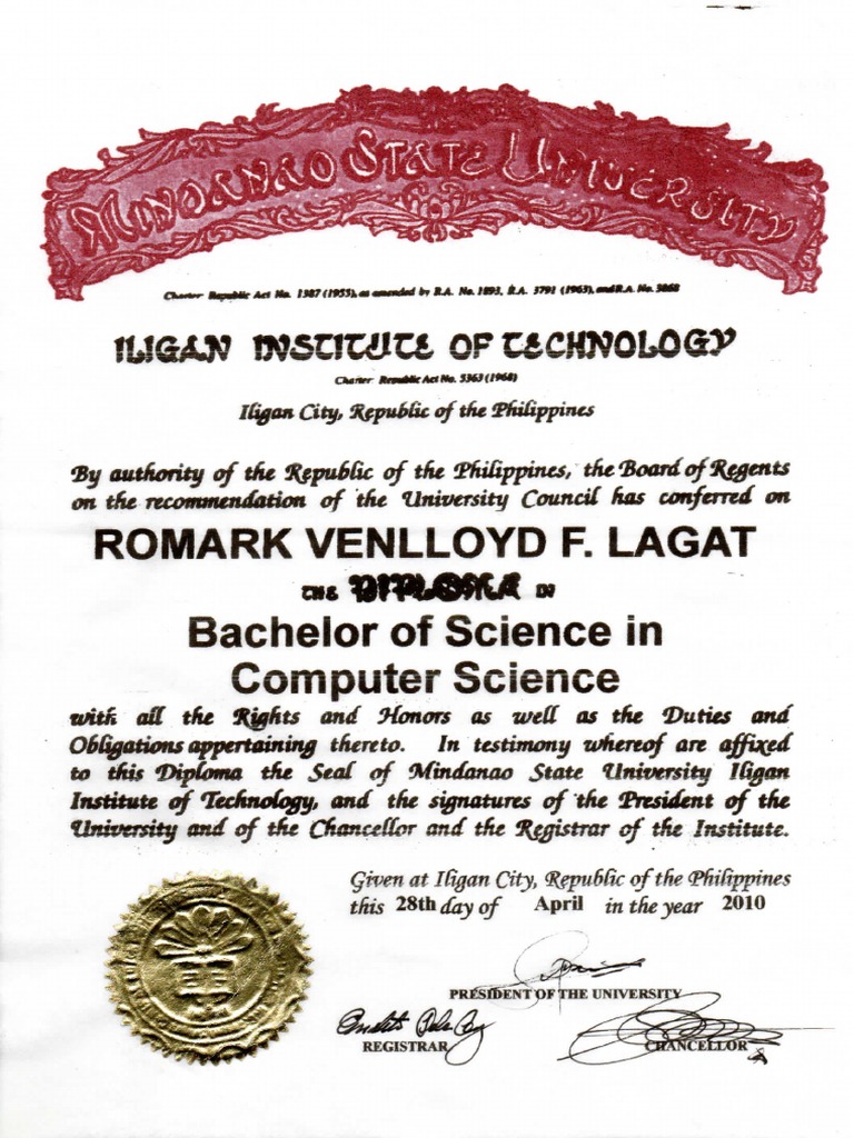 Certificates Romark | PDF